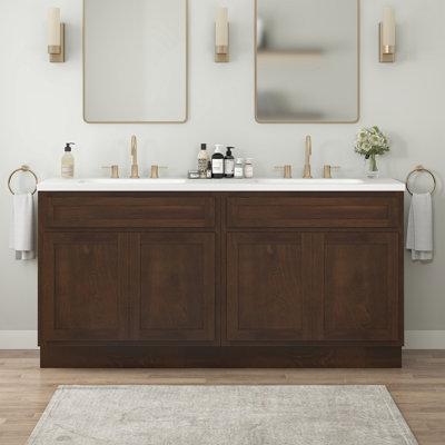 Home Beyond 72'' Double Bathroom Vanity Base Only | Wayfair